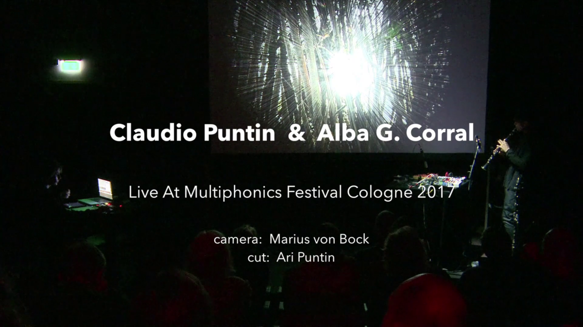 Claudio Puntin & Alba Corral AV LiVe – Alba G. Corral